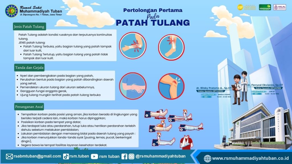 Pertolongan pertama pada Patah Tulang – Pers MUTU